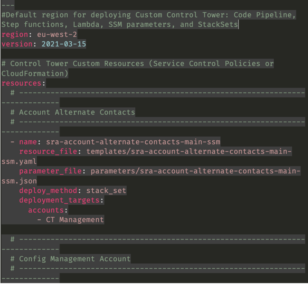 Customising AWS Control Tower with CfCT - GlobalLogic